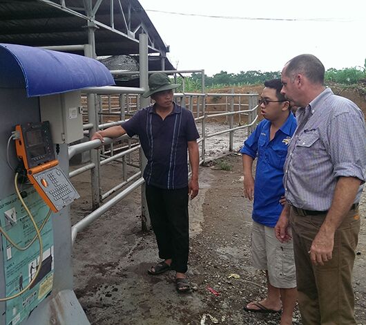 Gallagher WEID equipment used in expanding the Vietnamese Cattle Industry