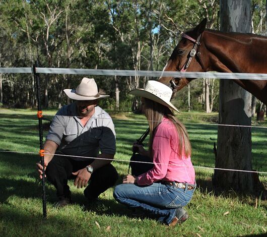Horse-safe Gallagher Insulated Line Posts quickly fitted the bill for ...